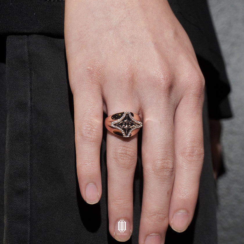 Chrono Star Crest Ring - Rose Gold – Zero Degrees°C Jewelry