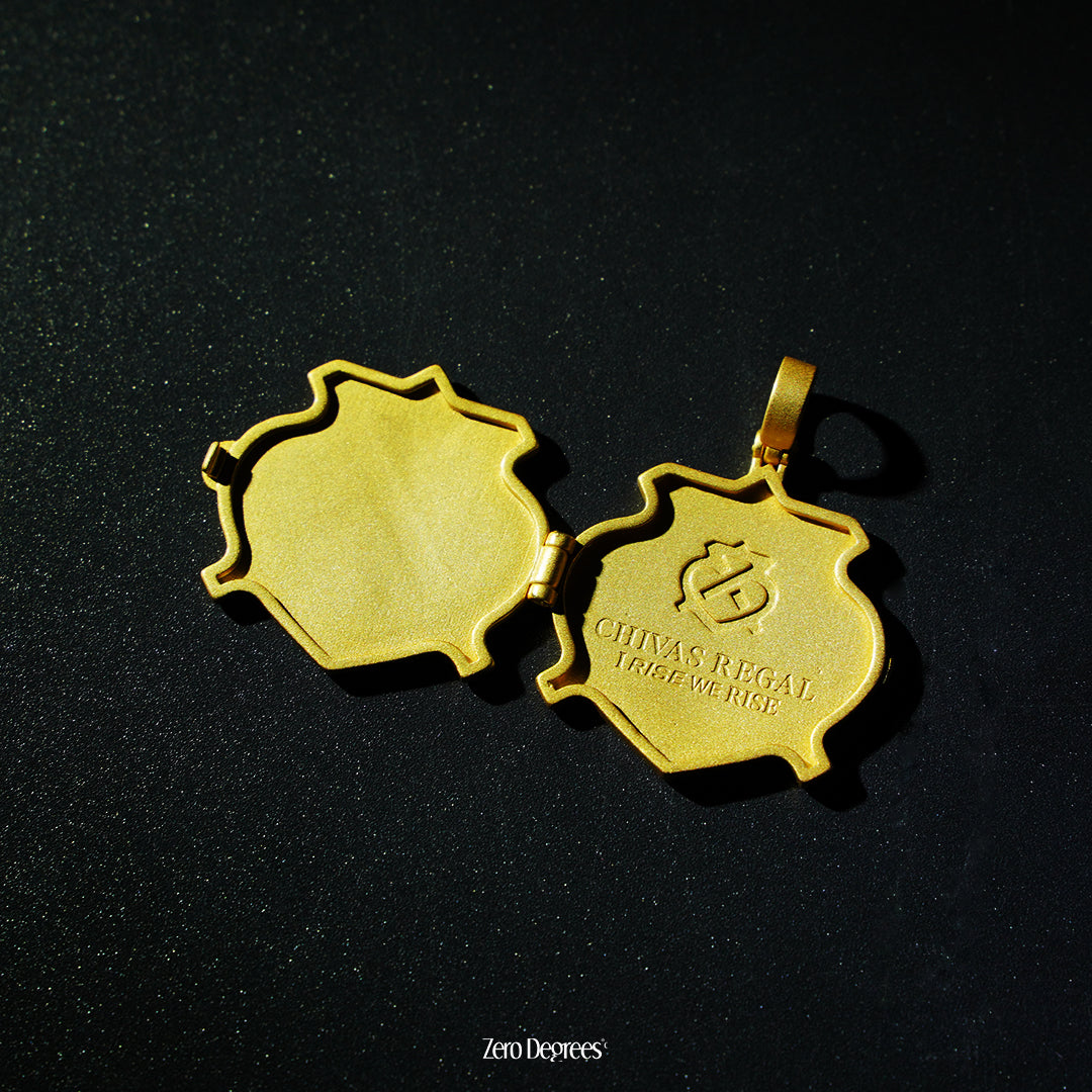 Zero Degrees X Chivas Regal Iced Out Logo Locket – Zero Degrees°C Jewelry