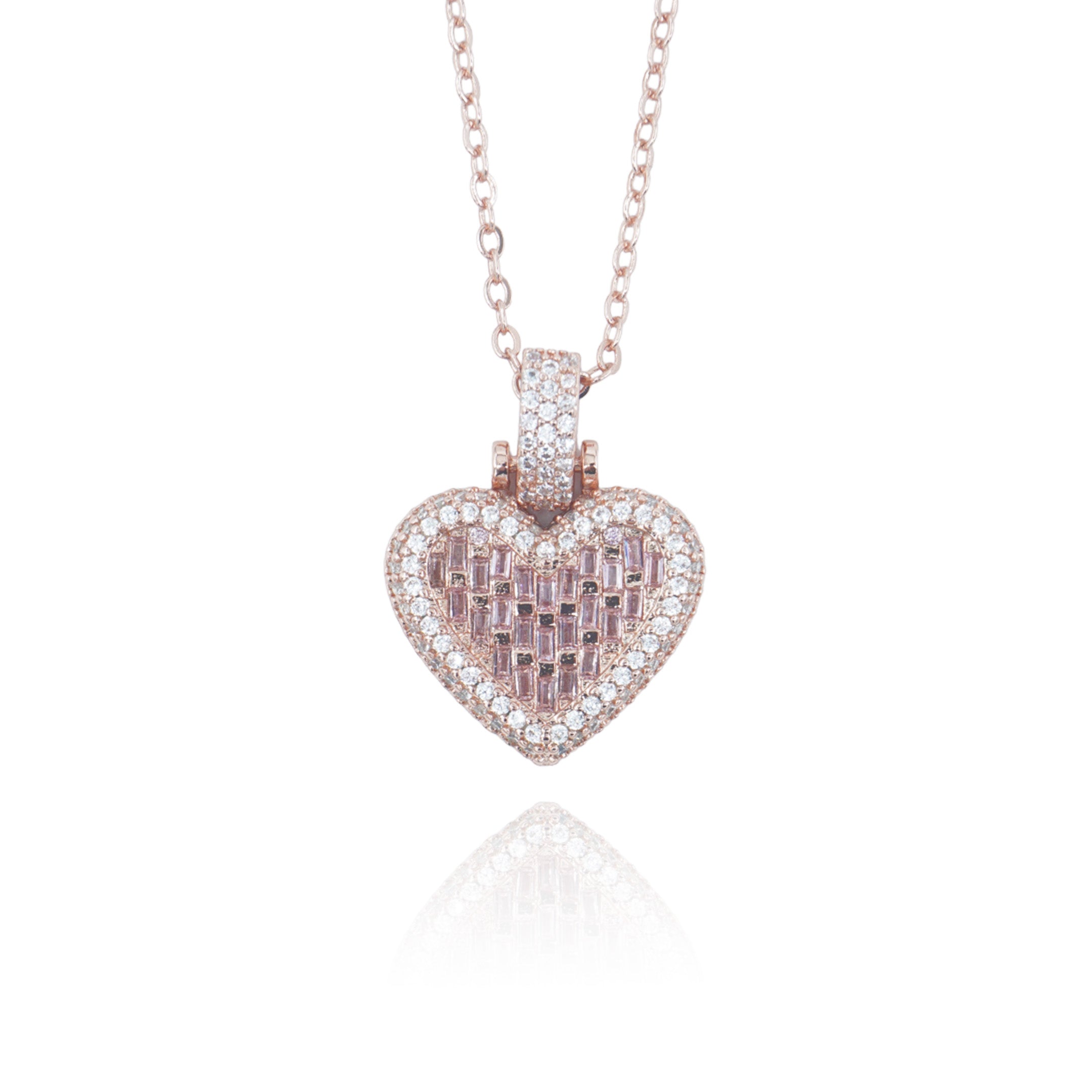 Mini Heart Pendant - Rose Gold – Zero Degrees°C Jewelry